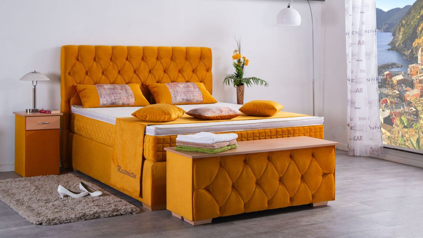 Boxspringbett Modell Jana 200 x 220 - Gratis Lieferung und Aufbau